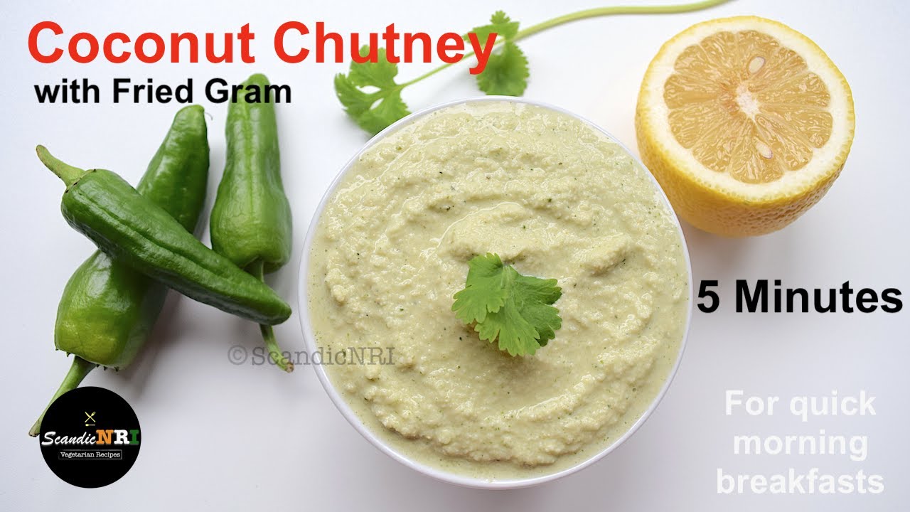 coconut-fried gram chutney I नारियल की चटनी I ತೆಂಗಿನಕಾಯಿ ಚಟ್ನಿI roasted ...