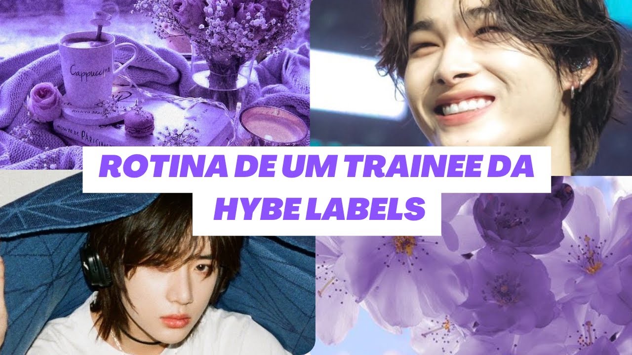 ROTINA DE UM TRAINEE DA HYBE LABELS 🌠 - YouTube