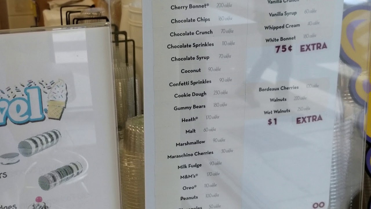 CARVEL TOPPINGS SIGN - YouTube