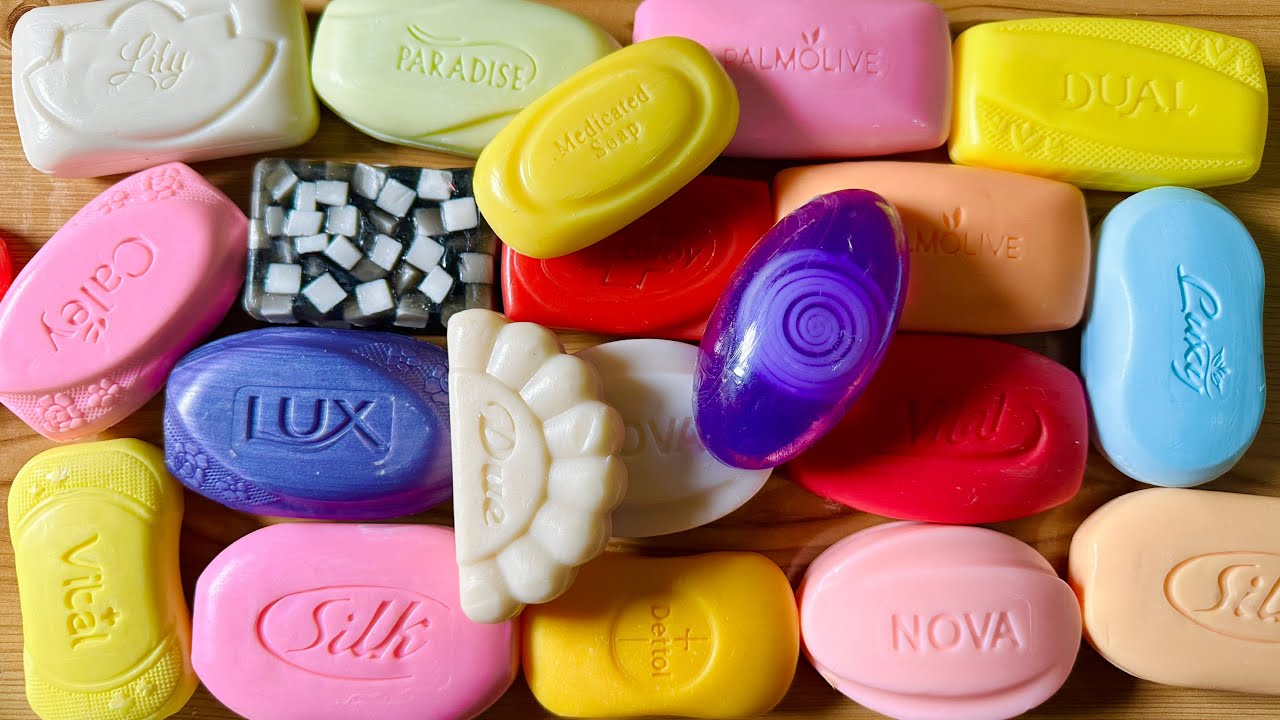 ASMR l Soap satisfying Relaxing sound l ASMR soap opening Haul ...