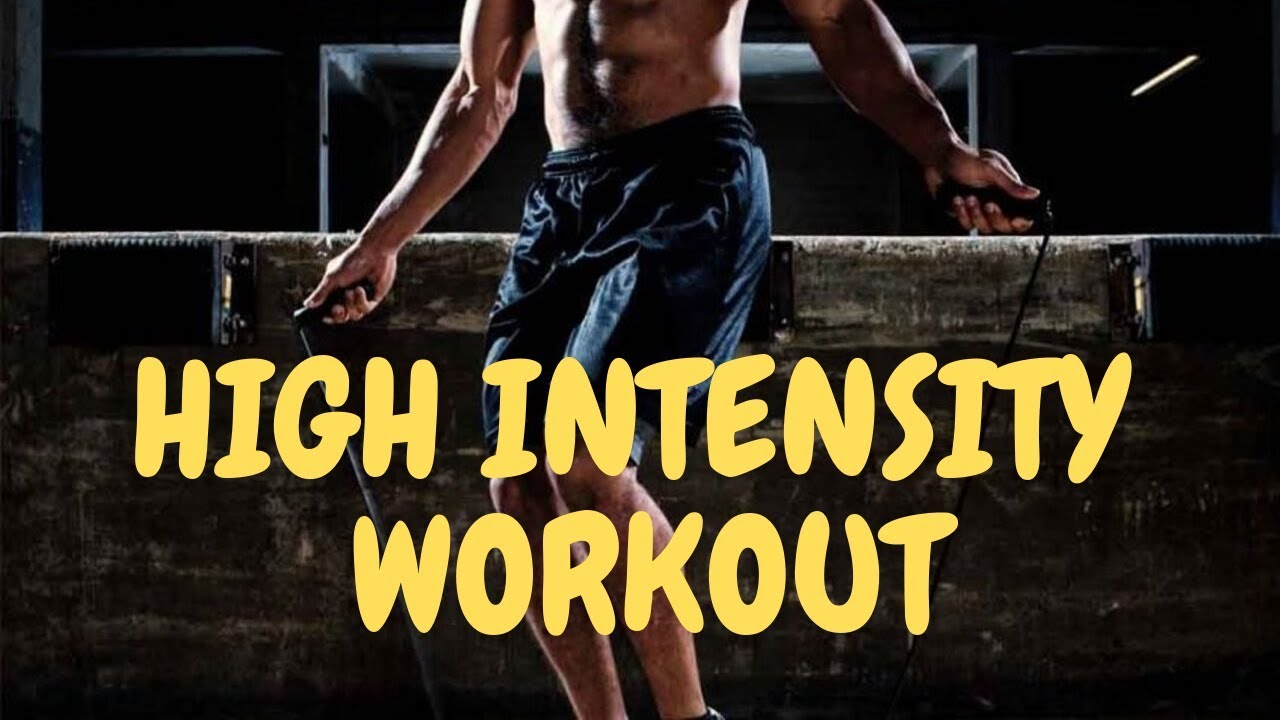 High Intensity Workout | Skipping Rope | Push-up | Battle Rope ...