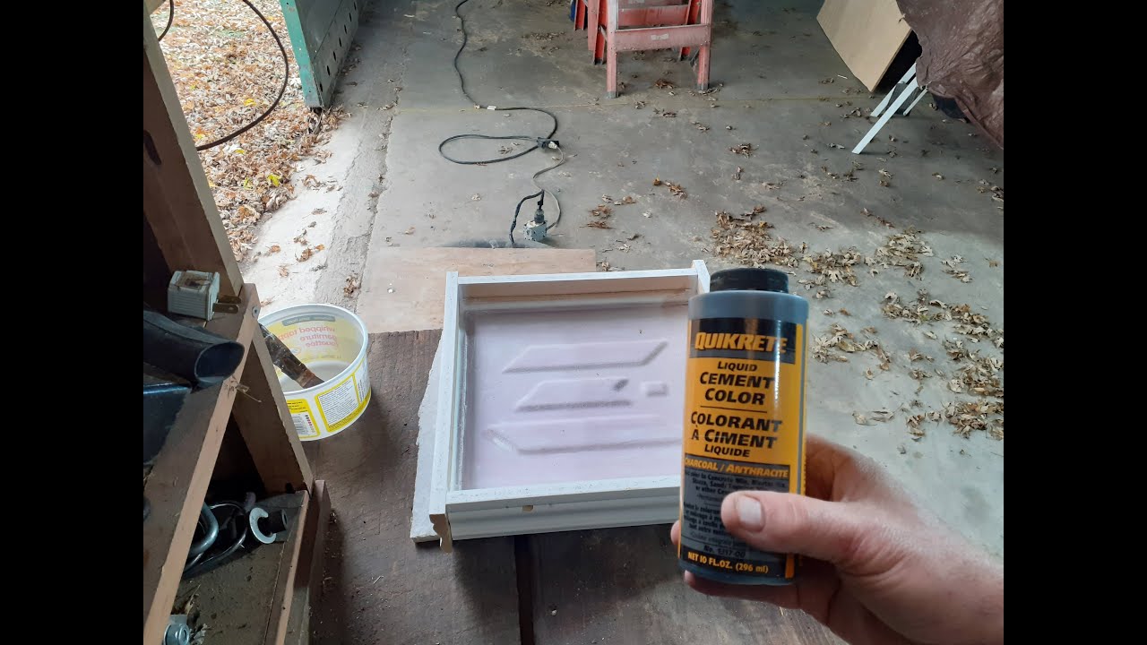 Make a cement block with a 2 tone logo - using your CNC Router! - YouTube