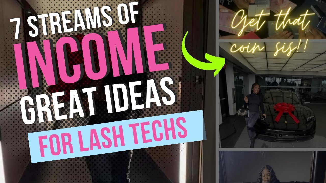 7 streams of income ideas for LASH TECHS | tips + how to grow your ...