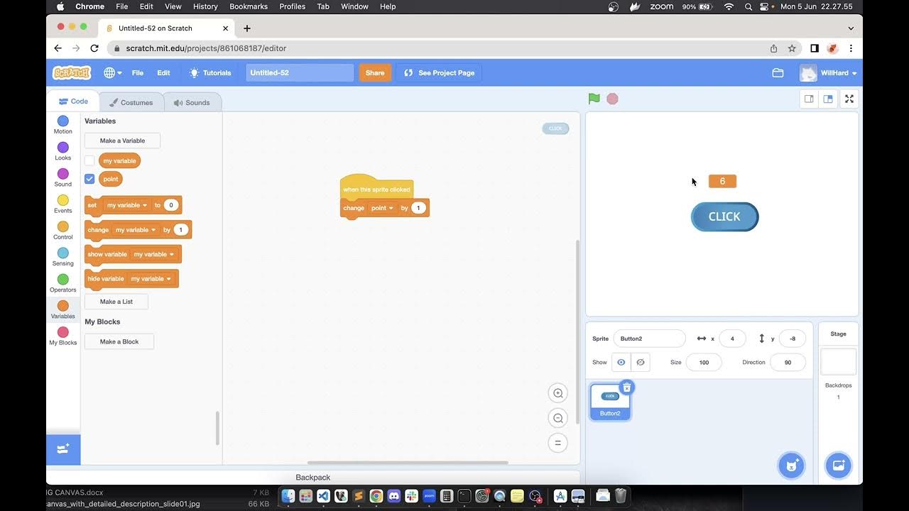 How to use variables - Scratch Tutorial - YouTube