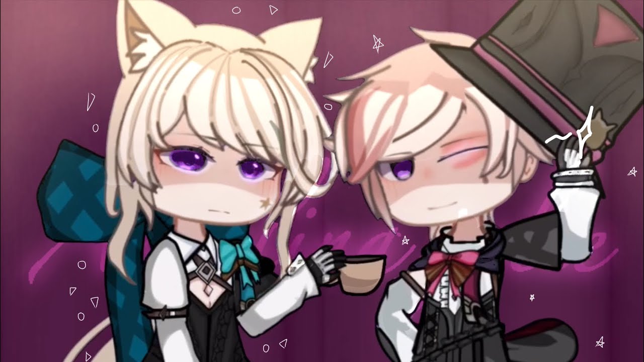 Angelina jolie || genshin impact,lyney & lynette || gacha tween - YouTube