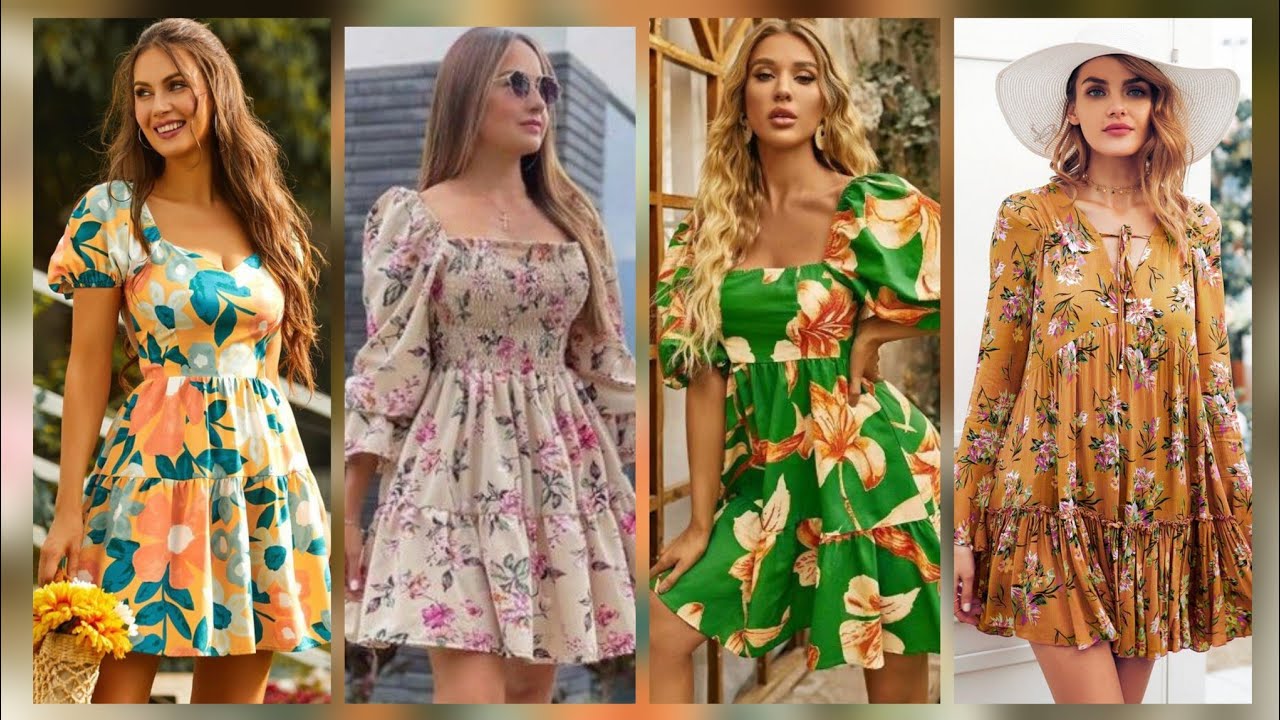Top Tedences Des Robes Florale Shafoon pour Femmes/Floral Shafoon ...