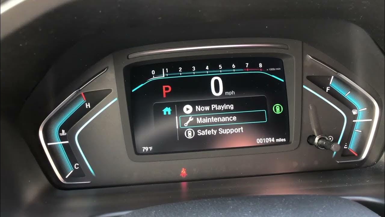 2023 Honda Passport How To Check Tire Pressure - YouTube