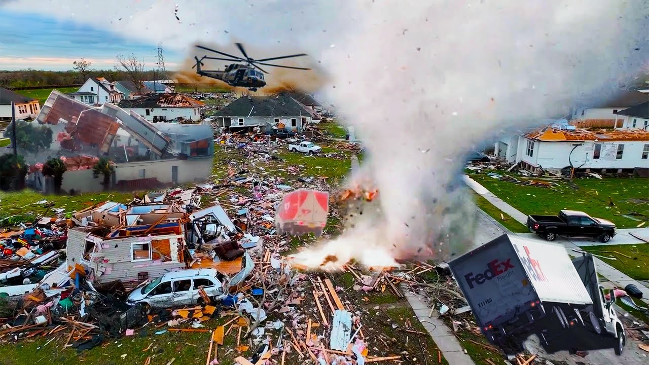 CRAZIEST Tornado Footage Caught On Camera (2024) - YouTube