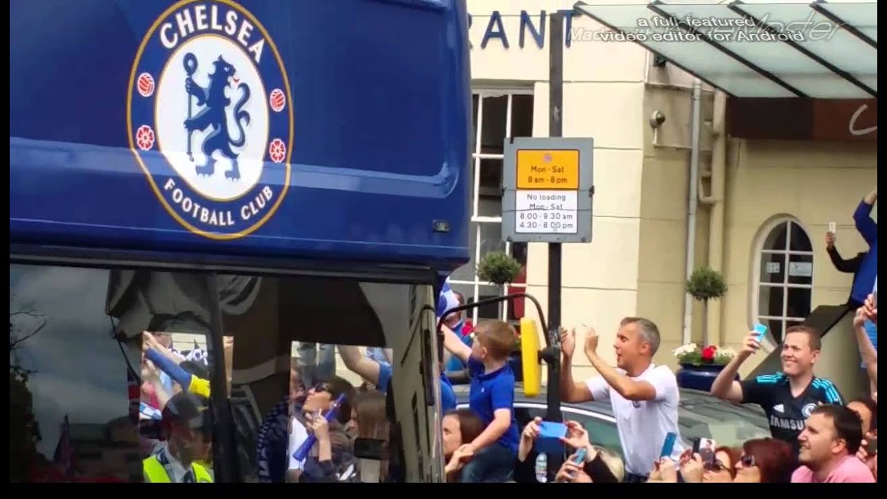 CHELSEA FC PARADE OF CHAMPIONS 2015 - YouTube