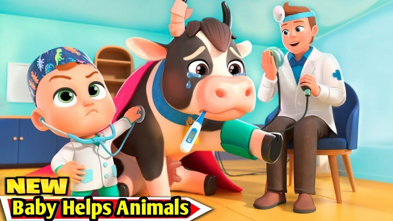 Boo boo animals need help | Animal doctor song for kids | Oly Cartoon ...