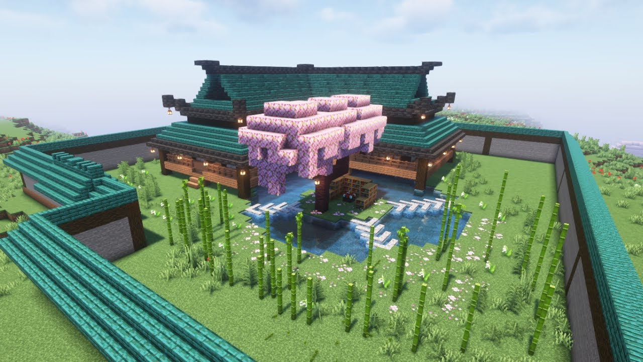 a japanese house in minecraft | how to build - YouTube