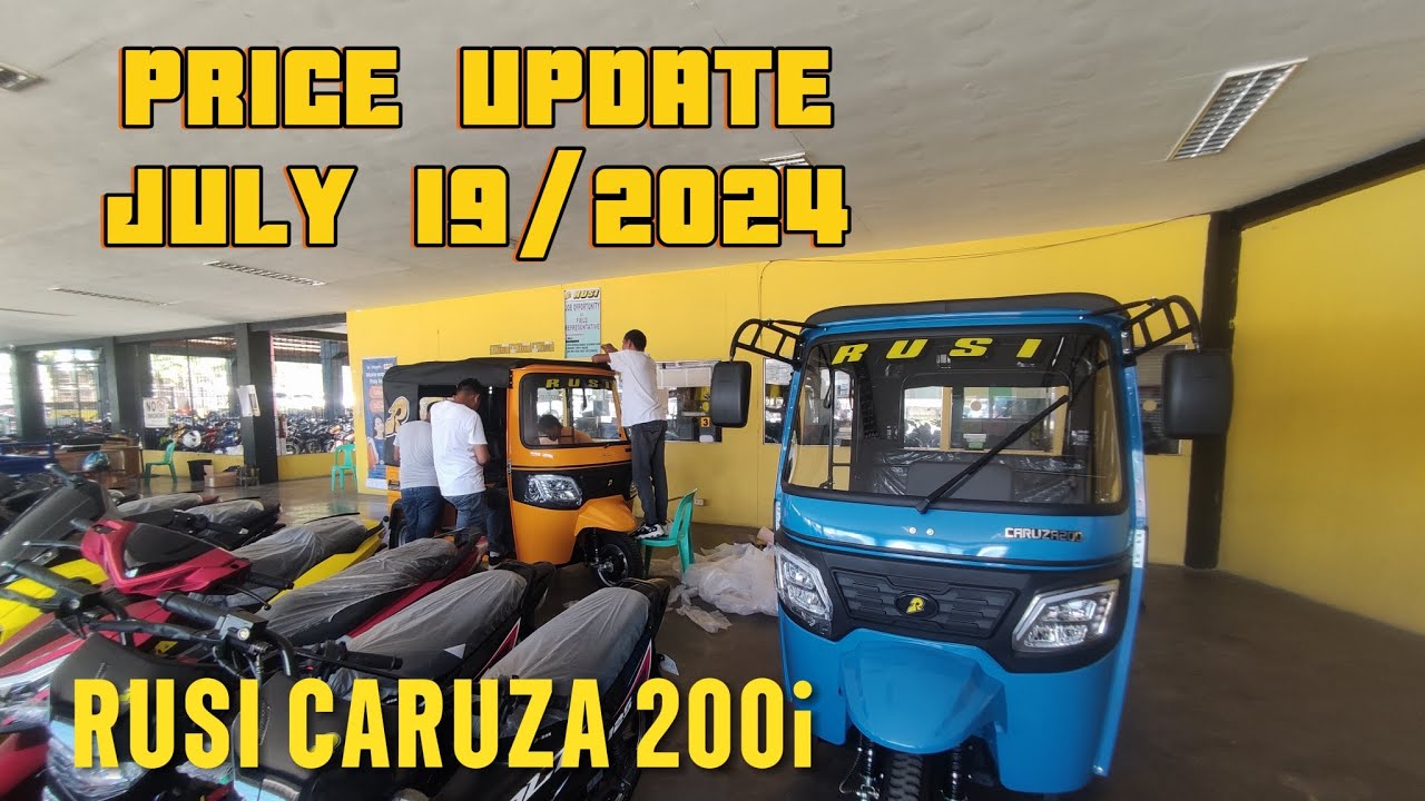 RUSI CARUZA PRICE UPDATE JULY19/2024 #rusi #rusimotors #chariot - YouTube