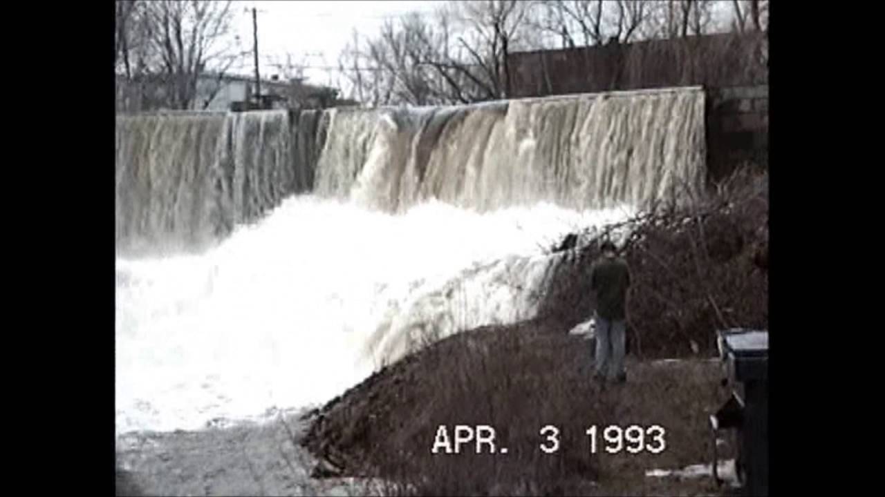 Spicket Falls Methuen MA April 3 1993 - YouTube