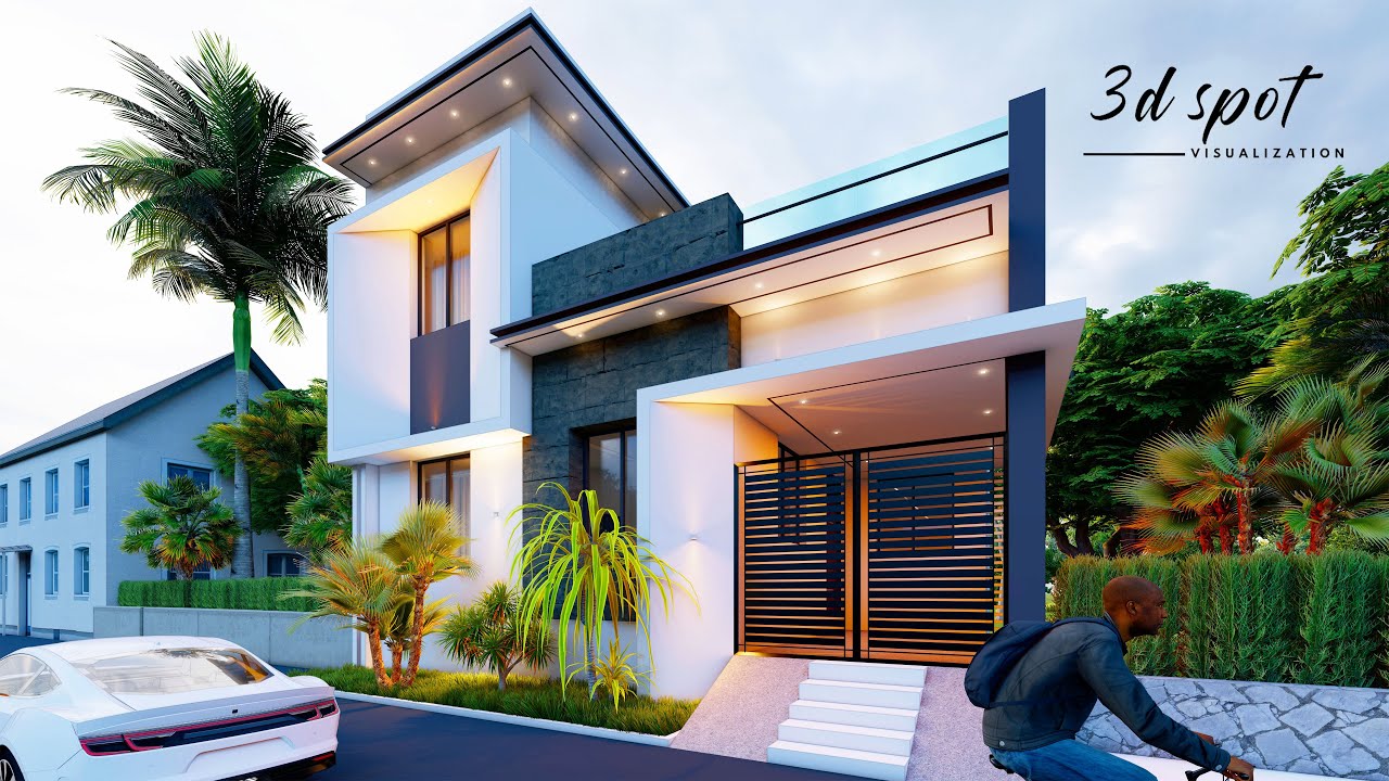 DUPLEX HOUSE DESIGN 2023 | SIMPLE HOUSE | 33'x27' (900 SQ.FT)|2 BEDROOM ...