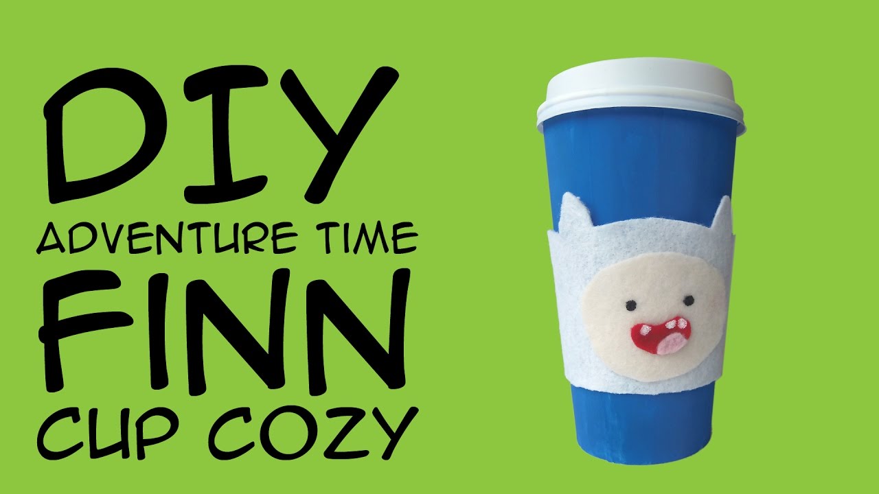 DIY Adventure Time Finn Cup Cozy (For Adventure Time Fans ...