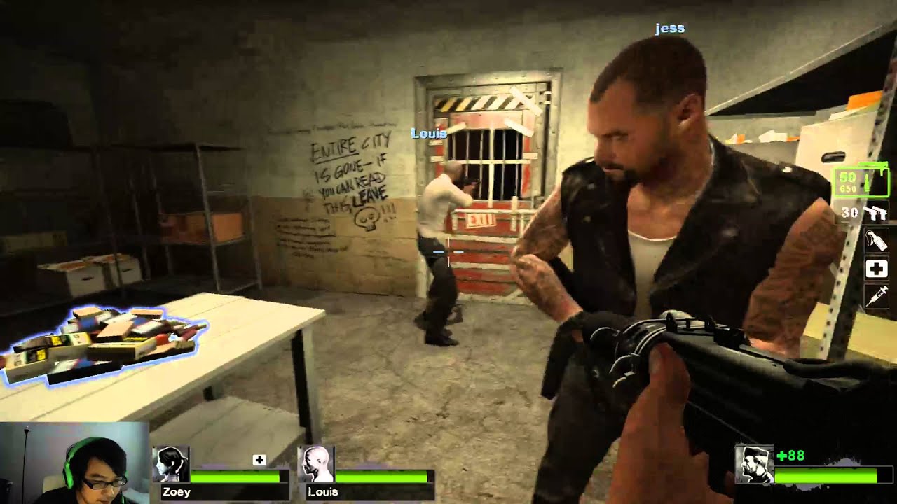 Playing: Left 4 Dead 2 with Friend (Mercy Hospital) - YouTube