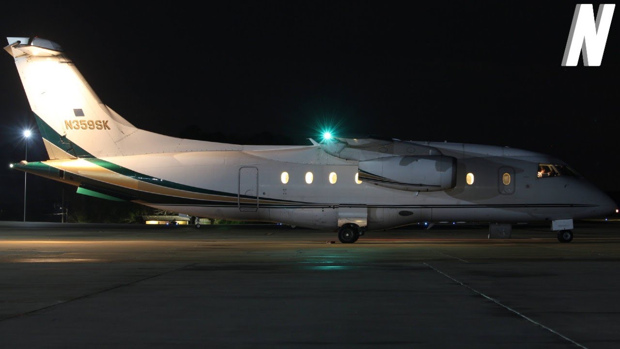 Ultimate Air Dornier 328 JET Takeoff from Oxford - YouTube