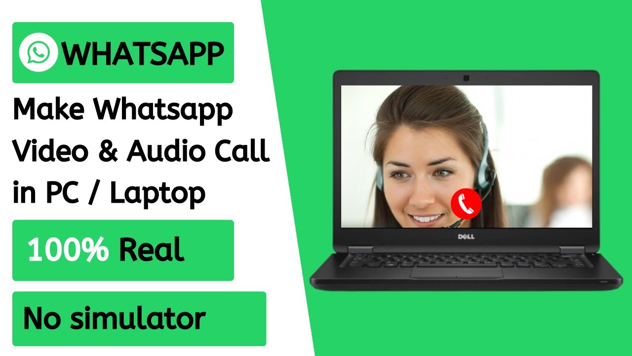 How to Make a Whatsapp Video & Audio Call in PC / Laptop | Without ...