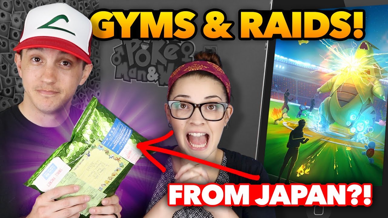 GYMS & RAIDS! Pokemon GO + Viewer Package from JAPAN?! - YouTube
