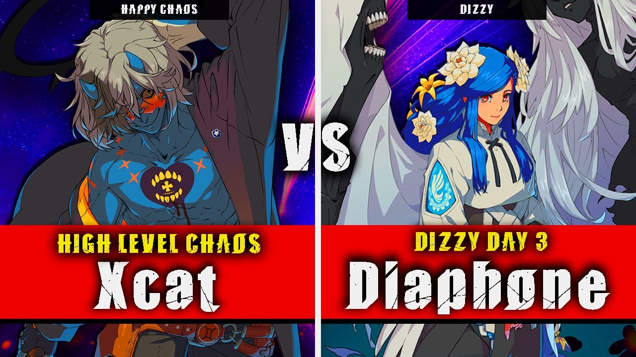 GGST | Xcat (Happy Chaos) VS Diaphone (Dizzy) | Guilty Gear Strive High ...
