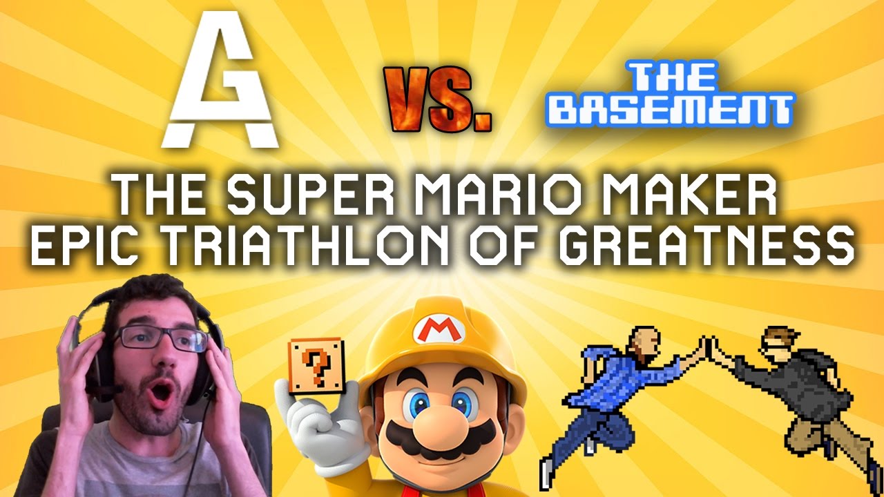 The Super Mario Maker EPIC TRIATHLON OF GREATNESS - YouTube