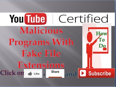 How Hackers Can Disguise Malicious Programs With Fake File Extensions ...