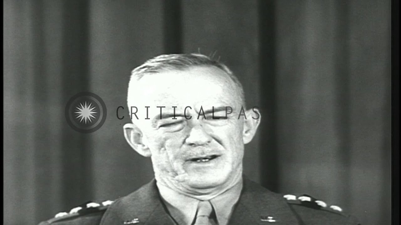 General Courtney H. Hodges informs about the new assignment of the 1st ...