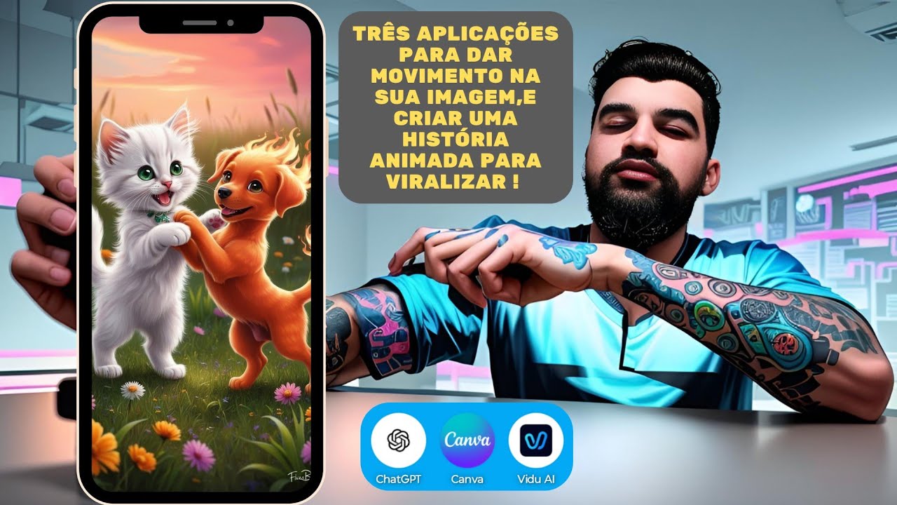 Três aplicações para dar movimento na sua imagem,e criar uma história ...