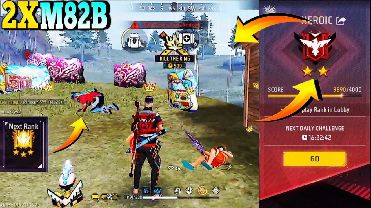 No One Can See Me 😎 2x Sniper Gameplay In Solo vs Squad Br Ranked 🥶 ...