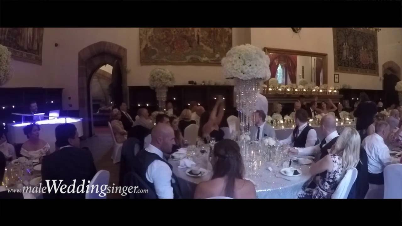 Simon Dorey - www maleweddingsinger com at Peckforton Castle, Cheshire ...