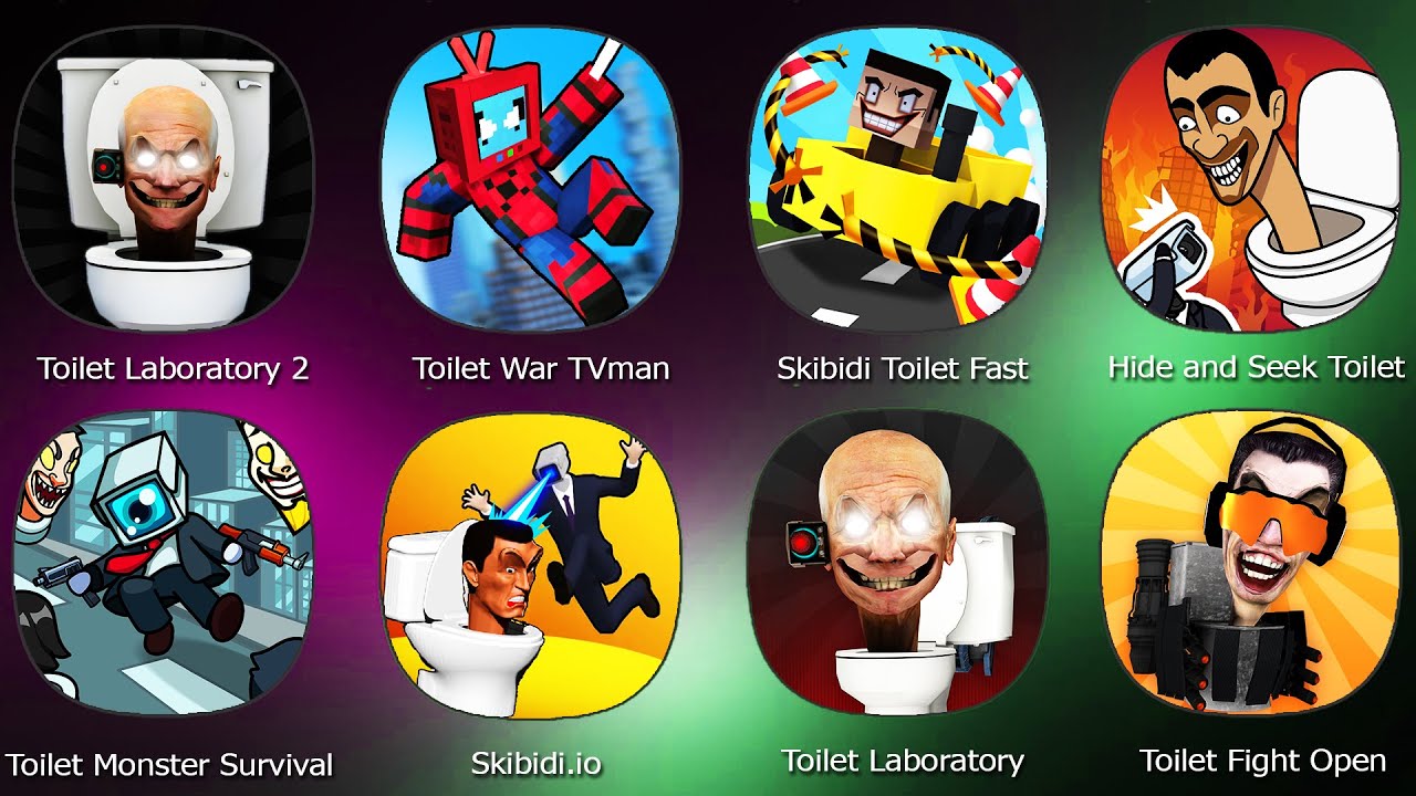 Toilet Laboratory,Toilet Fight Open World,Skibidi io,Toilet Monster ...