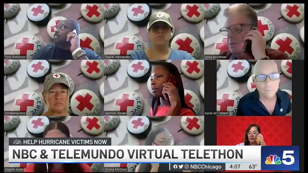 NBC 5 Chicago & Telemundo Host Virtual Telethon to Support Hurricane ...