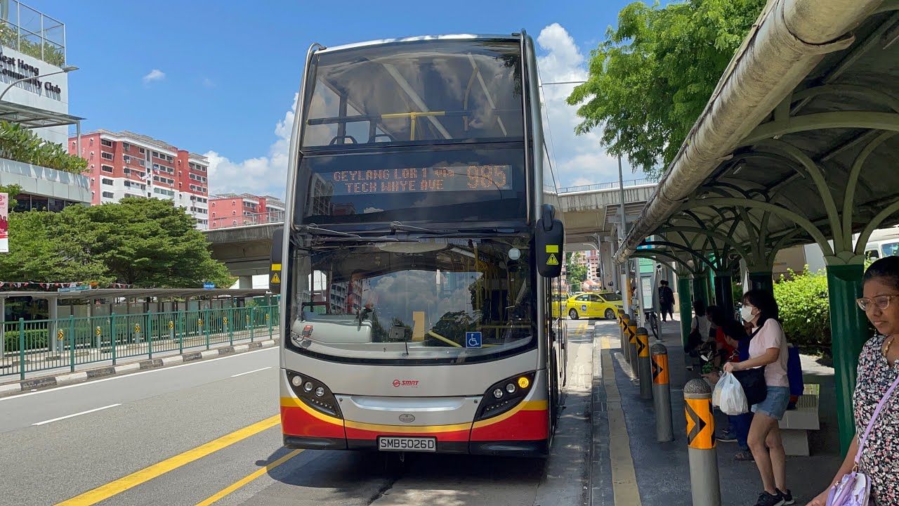 SMRT Buses Alexander Dennis Enviro500 MMC (Batch 1) SMB5026D on Service ...