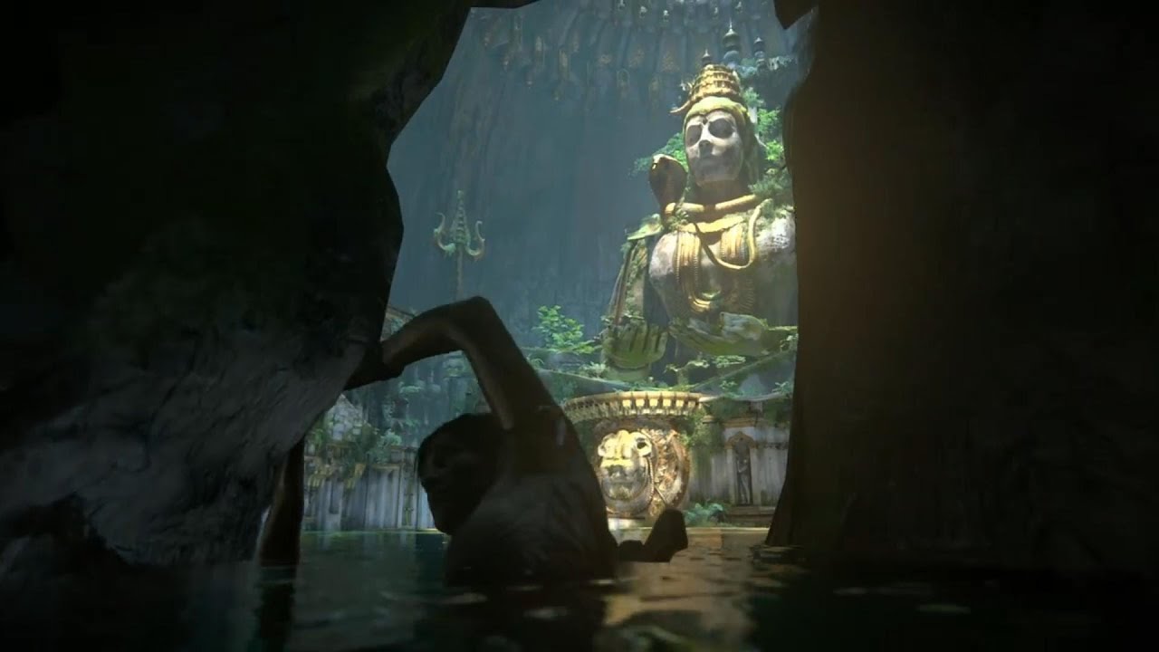 OMG I Find a Big Statue of Lord-Shiva ! in Uncharted: The Lost Legacy ...