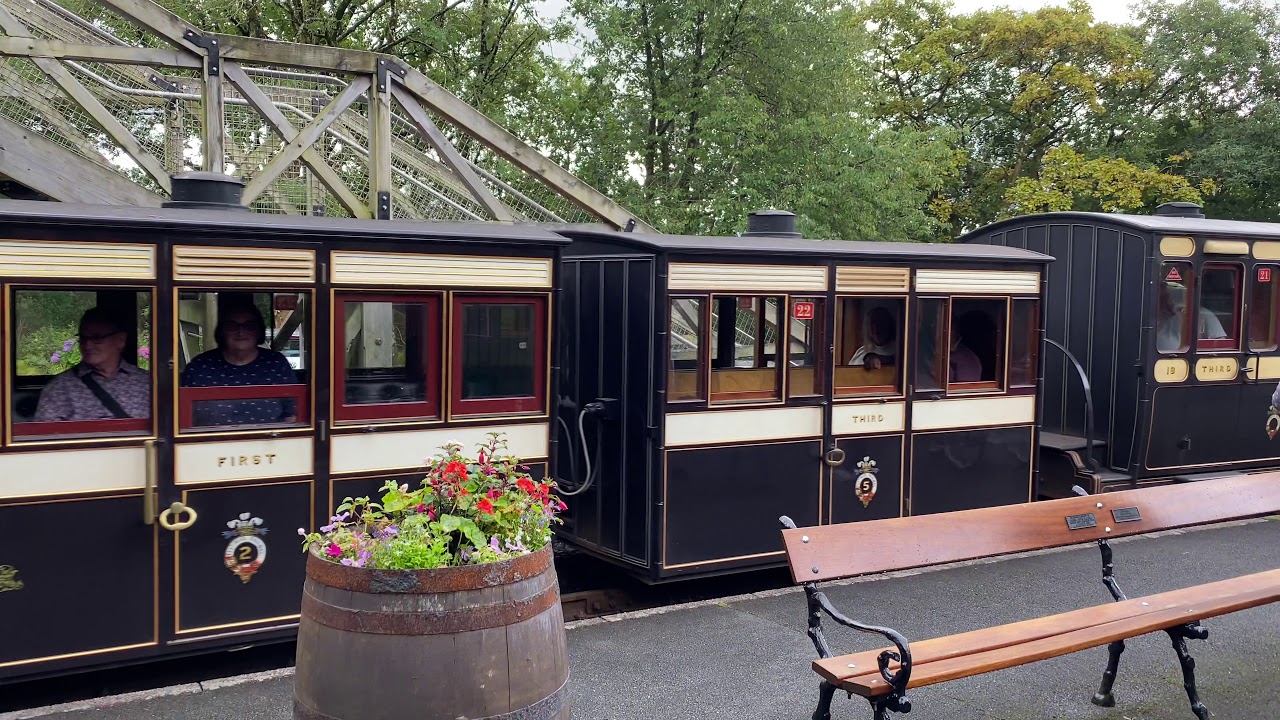 Steam train on narrow gauge Ffestiniog & Welsh Highland Railway - YouTube