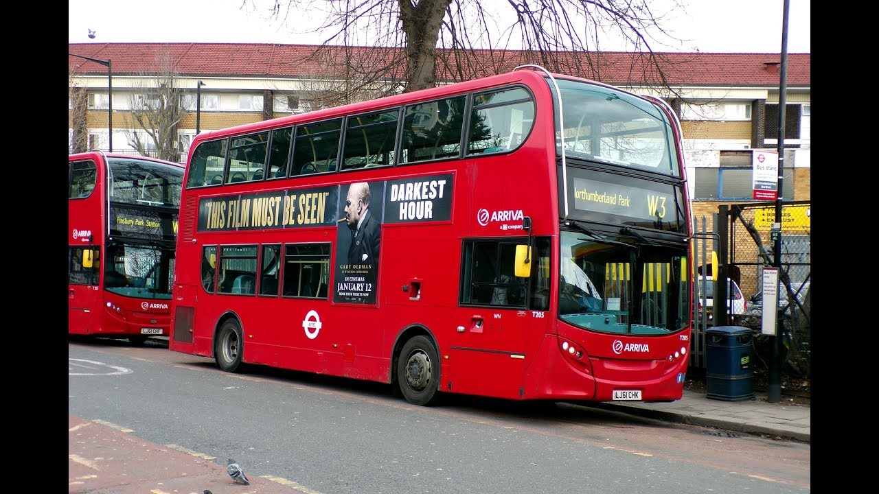 London Bus Route Visual Route W3 Finsbury Park Wells Terrace ...