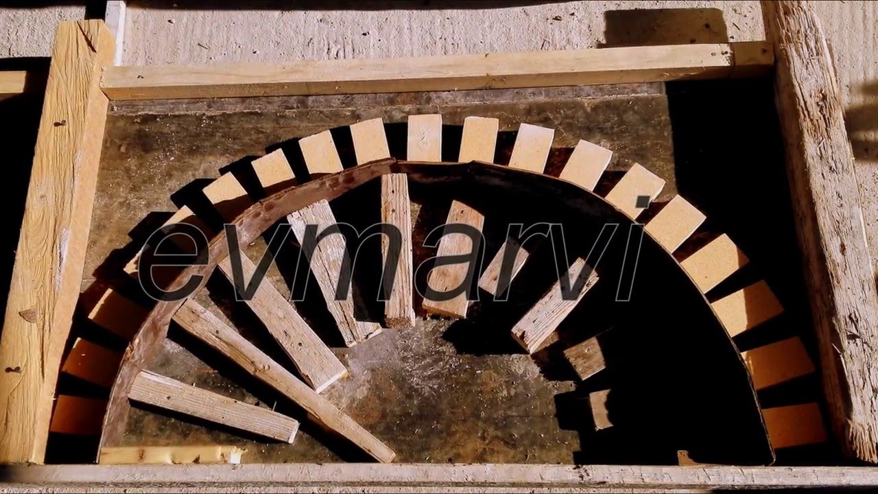 Κατασκευη ψησταριας με πυροτουβλα και παγκο - YouTube