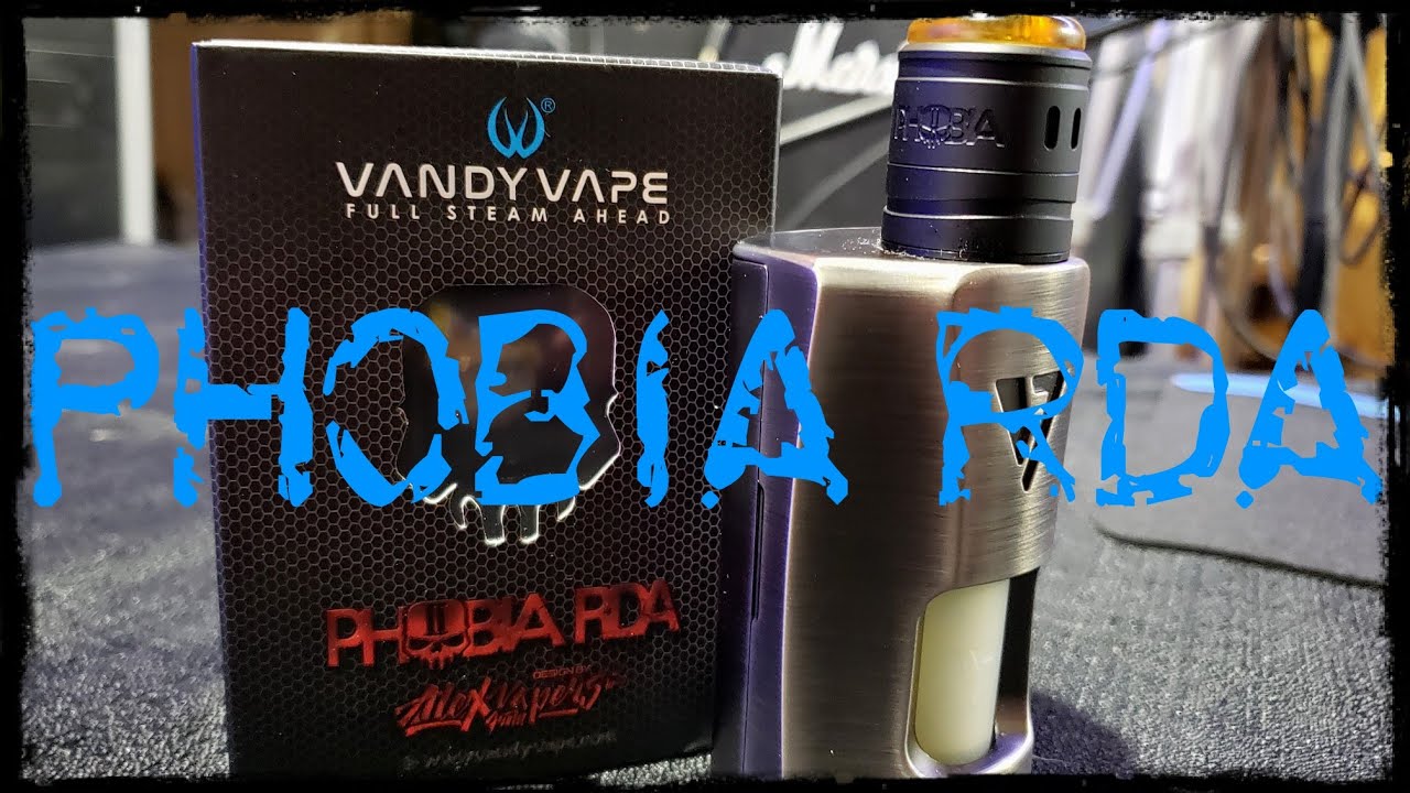 Phobia RDA by Vandy Vape FULL Unboxing, Build, Review, and Discussion ...
