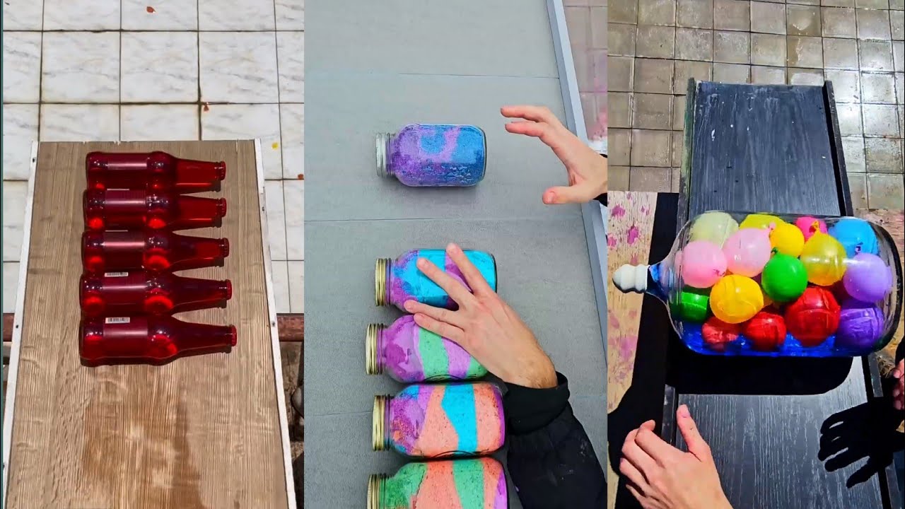 🎈Crushing Crunchy & Soft Things ! Breaking Glass🍸 Bottles🍾 💥TOP TESTING ...