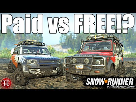 SnowRunner: Paid vs FREE! Is The NEW Land Rover DLC WORTH $5.99!? - YouTube