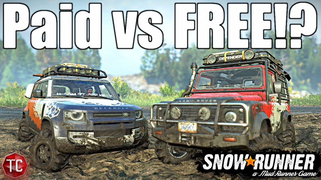 SnowRunner: Paid vs FREE! Is The NEW Land Rover DLC WORTH $5.99!? - YouTube