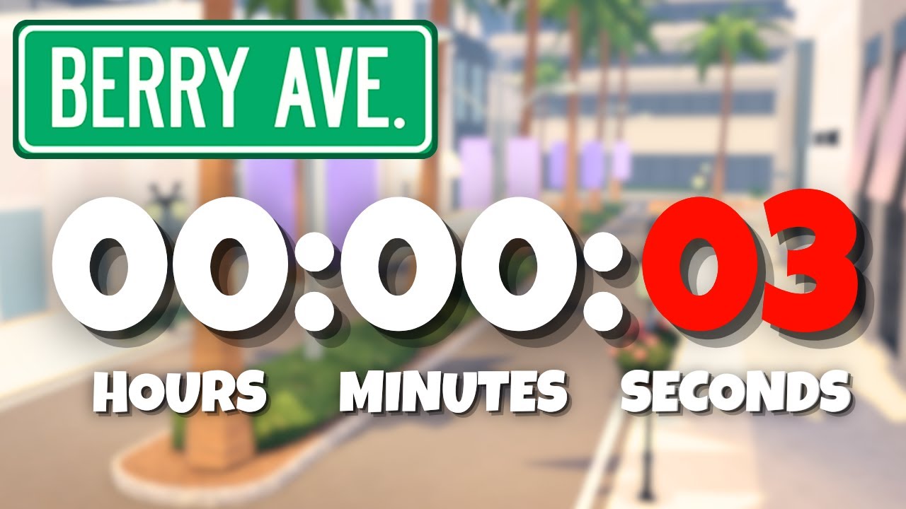 COUNTDOWN to the NEXT Berry Avenue Update!! 👀🎉 - YouTube