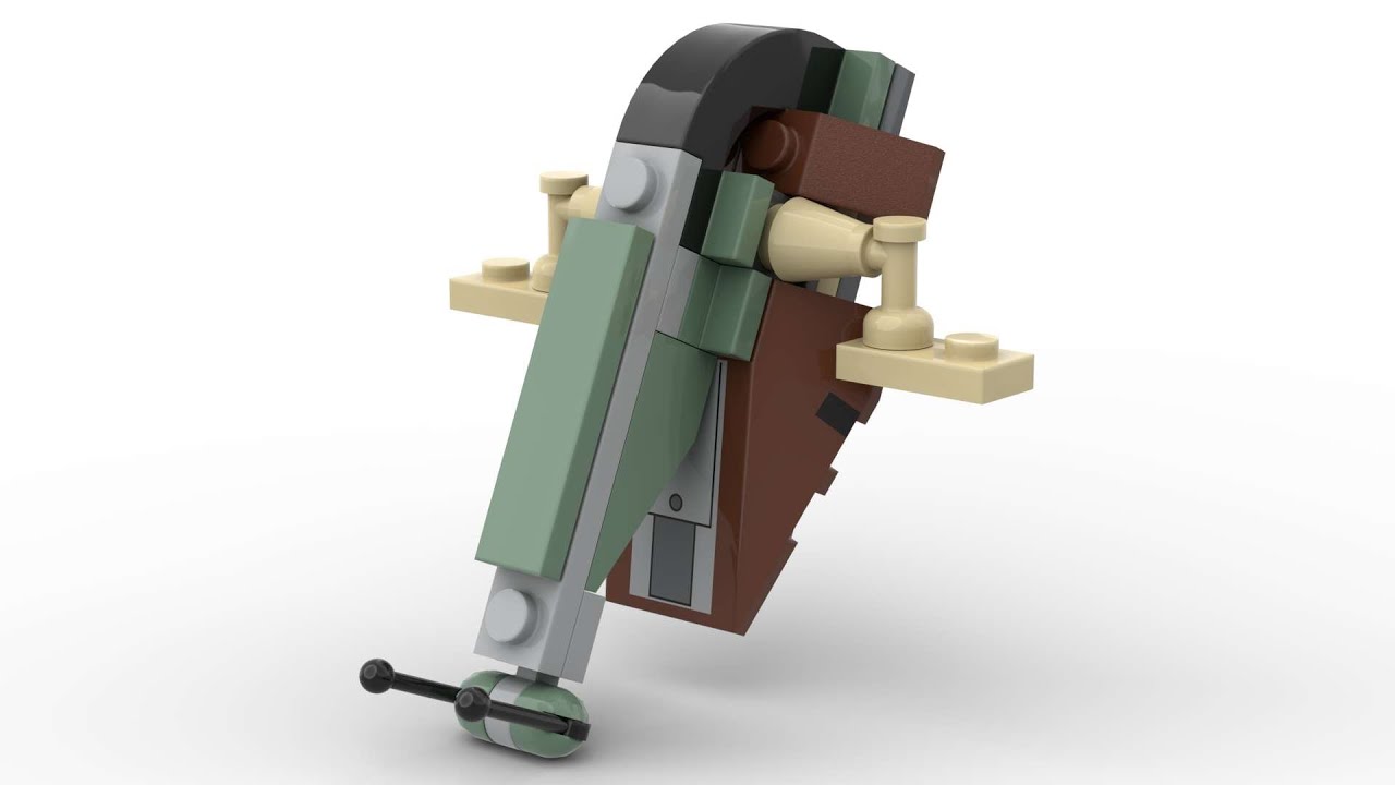Lego 6964 Boba Fett's Slave I Speed Build LDD by PLegoBB - YouTube
