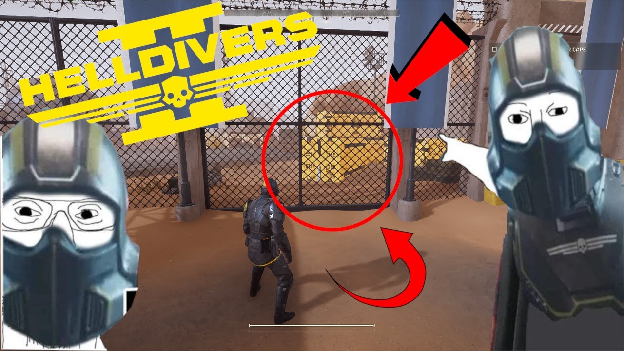 What is inside the Helldivers 2 tutorial cage? - YouTube