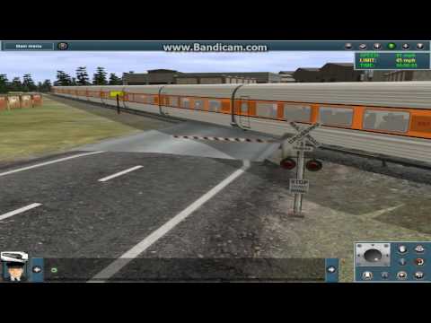 Trainz 12: RRT Talgo Train Passes By The Railroad Crossing at ...