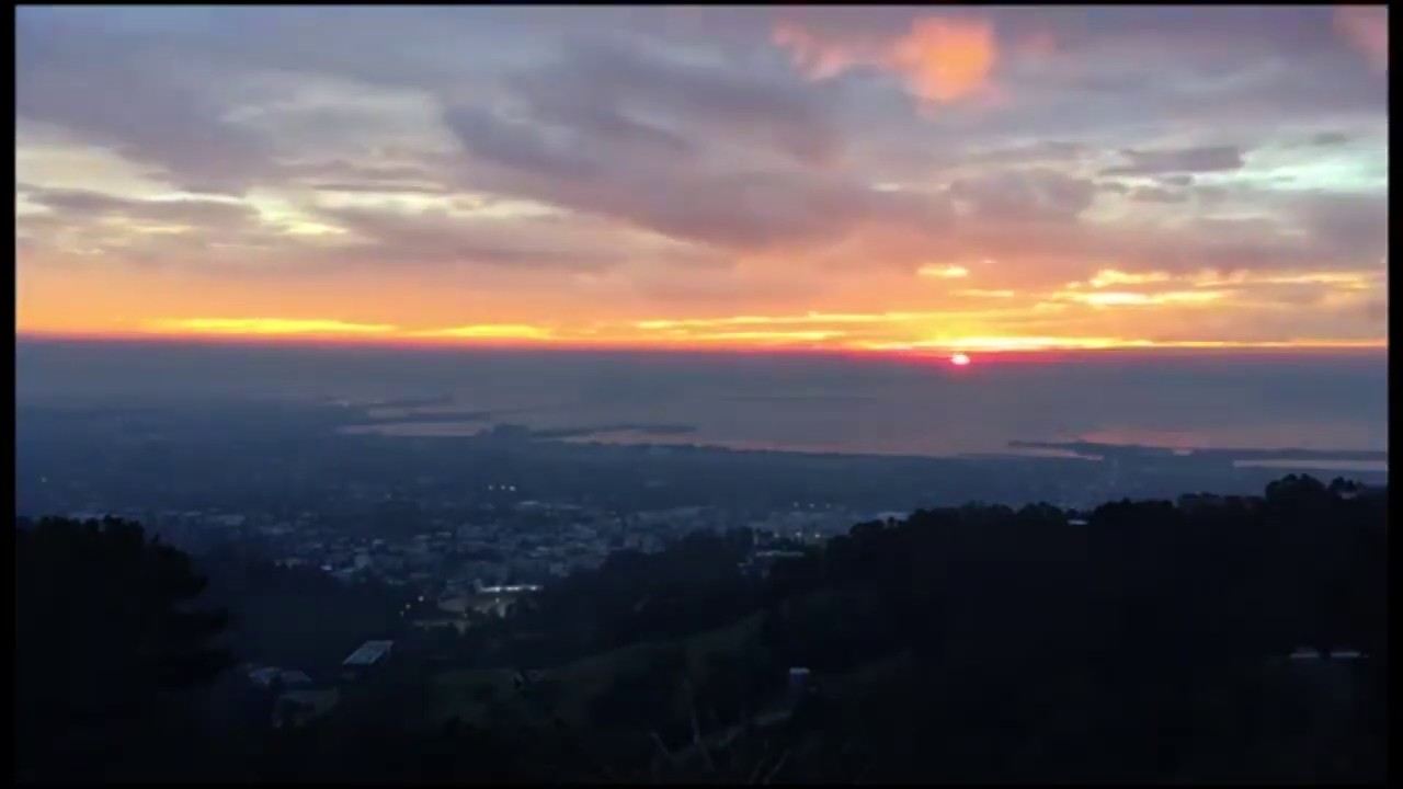 California TWO SUNS sunset amazing sighting may 4 - YouTube