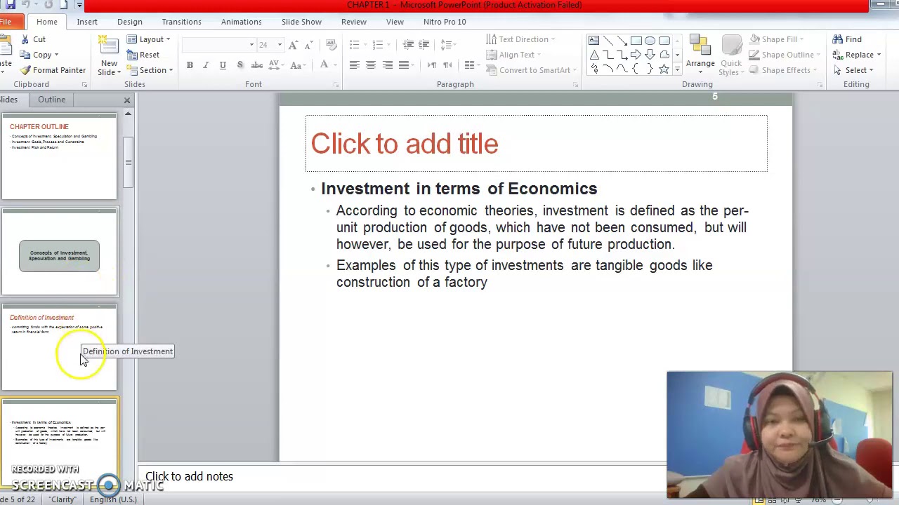 FIN358:CHAP1:PART 1 - YouTube