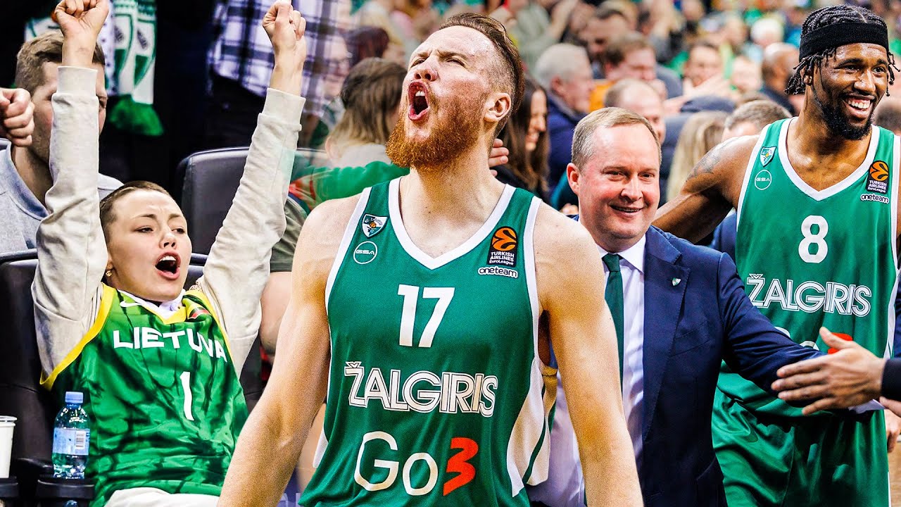 UFC Superstar Inspires Hometown Zalgiris For Crucial Win - YouTube