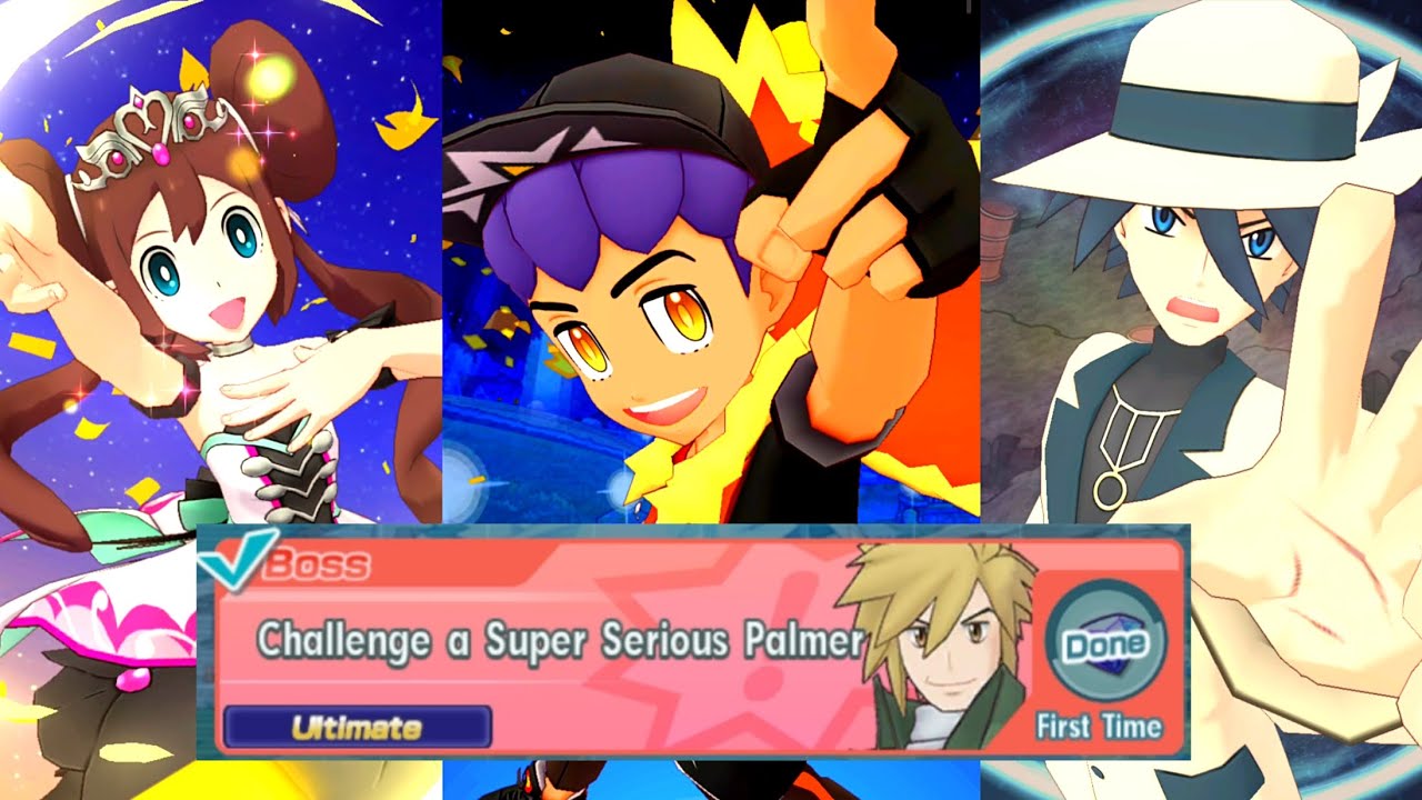 POKÉMON MASTERS EX | 1/5 NC Rosa & 3/5 NC Hop/Riley Vs Super Serious ...