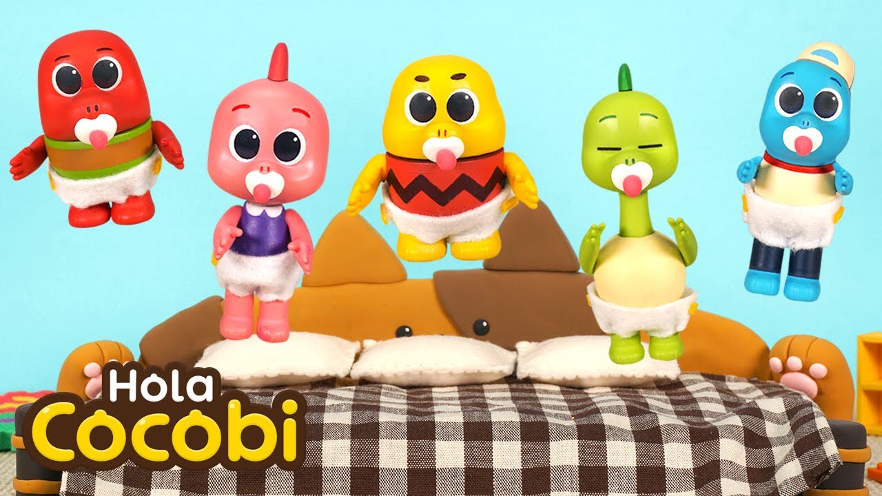 Cinco Bebitos Saltando En La Cama | Canciones Infantiles para Niños ...